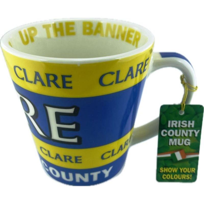 Irish Porcelain Mugs with Ireland Counties Design | ShamrockGift.com