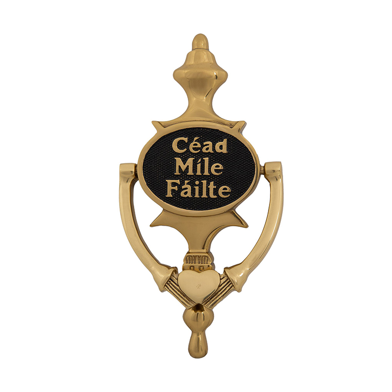 Irish Cead Mille Failte Door Knocker | Shamrockgift.com