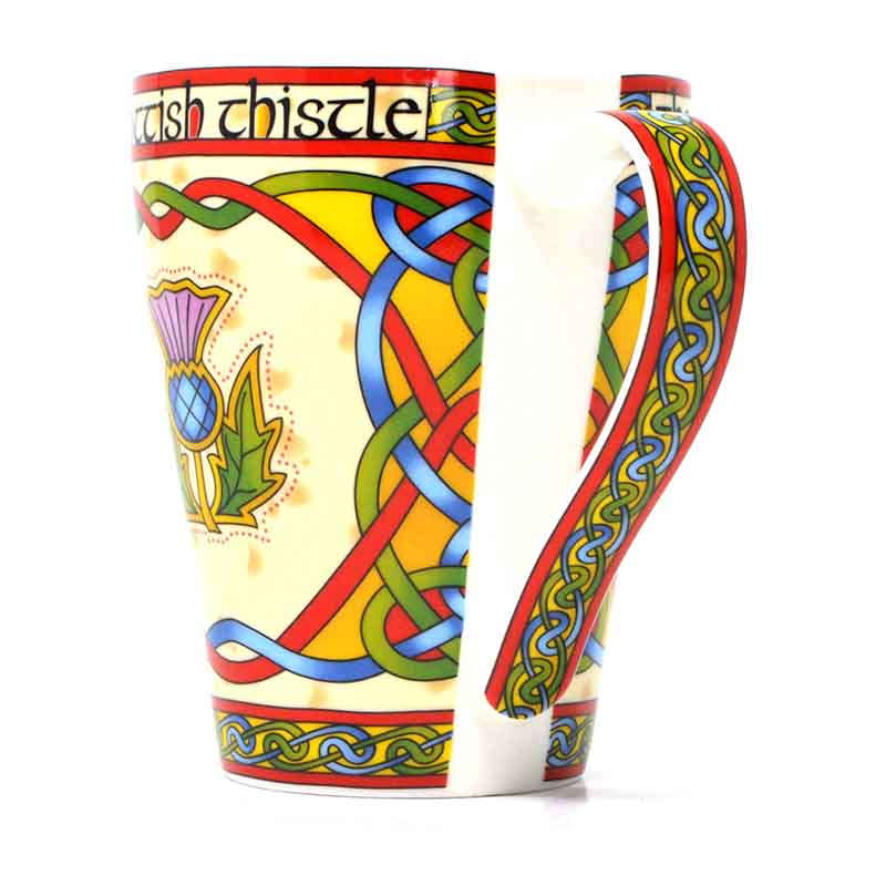 Scottish Thistle Celtic Mug |13 fl. Oz. Bone China Coffee Mugs | Royal ...