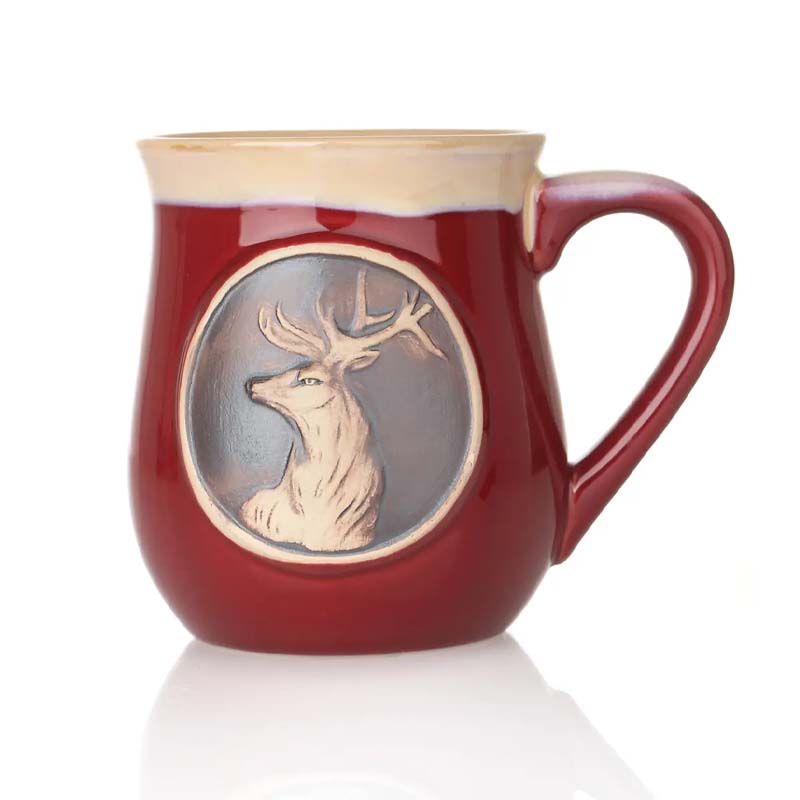 Stag Stoneware Coffee Mug | ShamrockGift.com