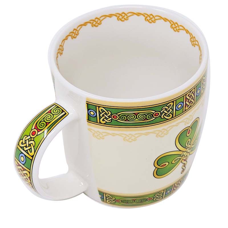 Bone China Irish Shamrock Mug | Fast US Delivery | ShamrockGift.com