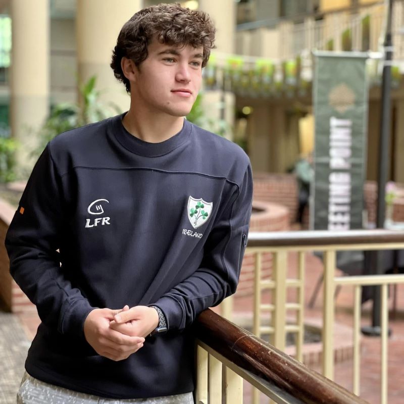 Crew Neck Rugby Shirt | ShamrockGift.com
