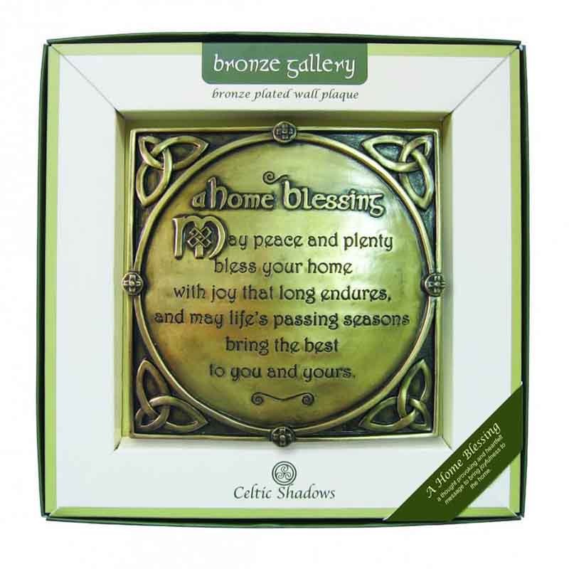 A True Irish Home Blessing Wall Plaque Bronze Plated| Free US Shipping ...