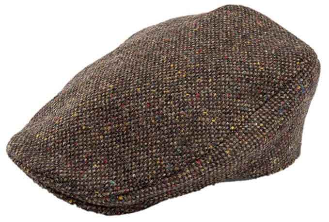Brown Tweed Donegal Touring Cap | Irish Cap | ShamrockGift