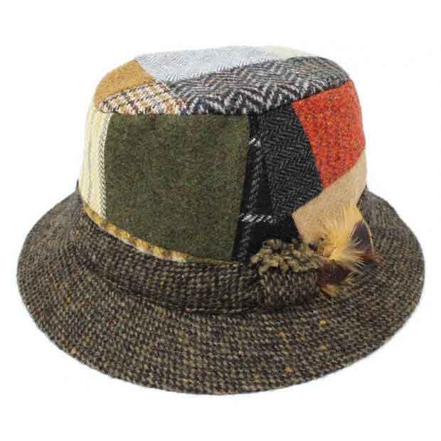 Woollen Tweed Patchwork Irish Walking Hat | Fast US Delivery ...