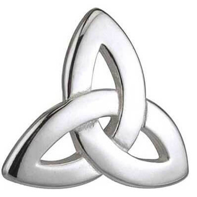 Sterling Silver Celtic Trinity Knot Tie Tack Made in Ireland | Irish ...