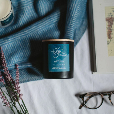 Essential Oils Sleep Sensation Scottish Candle | ShamrockGift.com