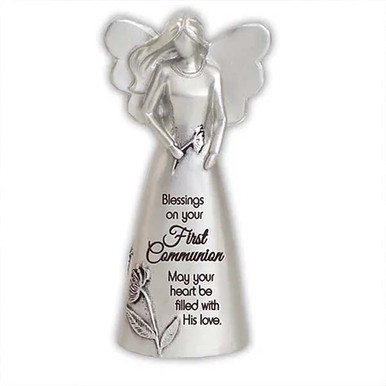 First Communion Blessing Angel Figurine | ShamrockGift.com
