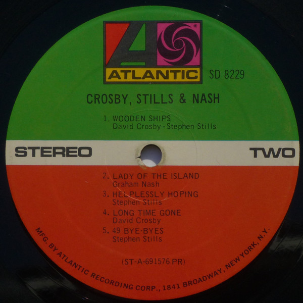 *USED* Crosby, Stills & Nash - Crosby, Stills & Nash (#481424587108 ...