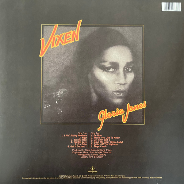 Vixen - Jones, Gloria (#5021732266965) - Omega Music
