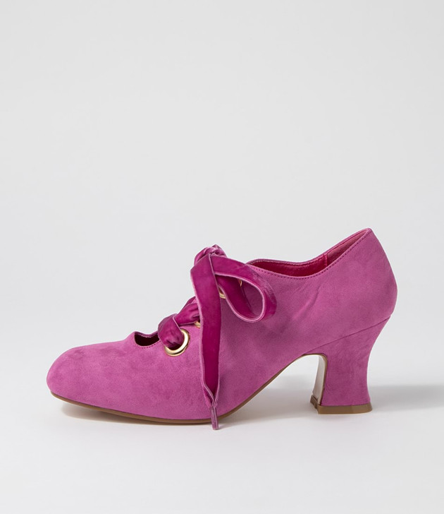 Yalanda Violet Microsuede Heels - I Love Billy