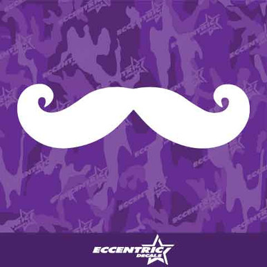 Mustache Vinyl Decal Sticker - Eccentric Decals