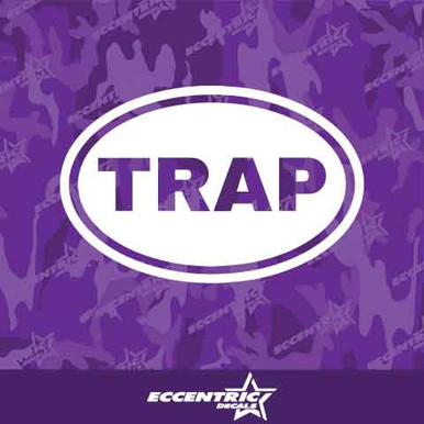 Oval Trap Vinyl Decal Sticker - Eccentric Decals