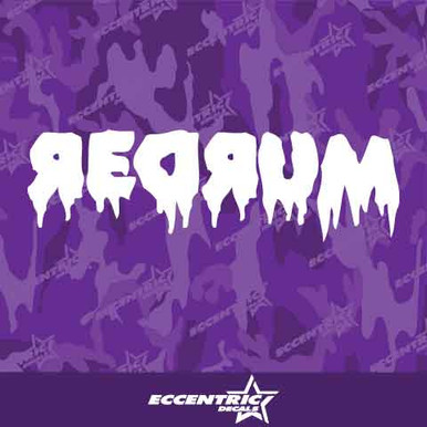 Redrum Vinyl Decal Sticker - Eccentric Decals