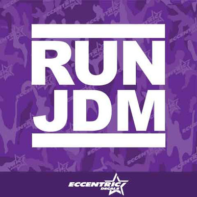 RUN JDM Vinyl Decal Sticker - Eccentric Decals