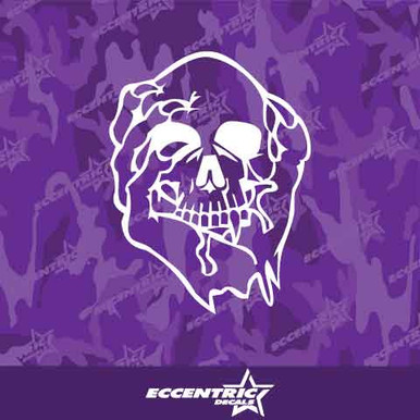 Skull Crusher Vinyl Decal Sticker - Eccentric Decals