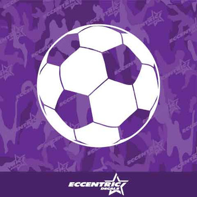 Soccer Ball Vinyl Decal Sticker - Eccentric Decals