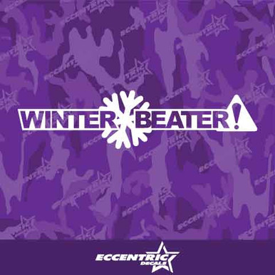 Winter Beater Vinyl Decal Sticker - Eccentric Decals