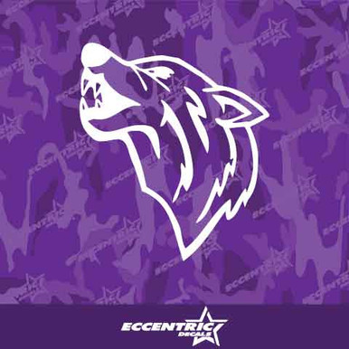Wolf Vinyl Decal Sticker - Eccentric Decals