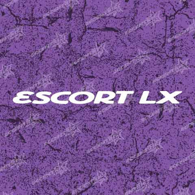 Ford Escort LX Vinyl Decal Sticker - Eccentric Decals