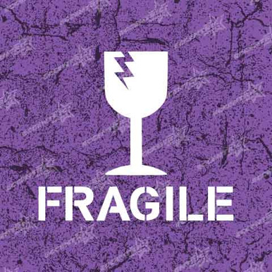 Fragile Vinyl Decal Sticker - Eccentric Decals