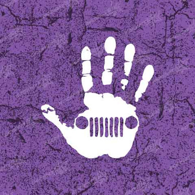 Jeep Wave Hand Vinyl Decal Sticker - Eccentric Decals