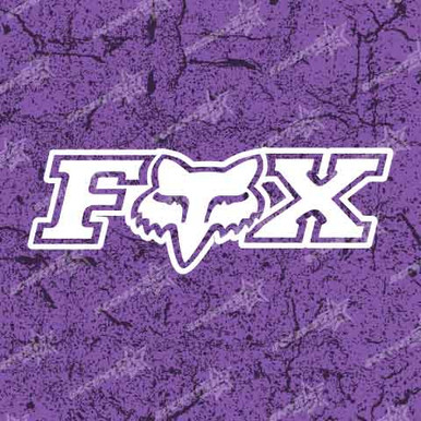 Fox Racing Logo Vinyl Decal Sticker - Eccentric Decals