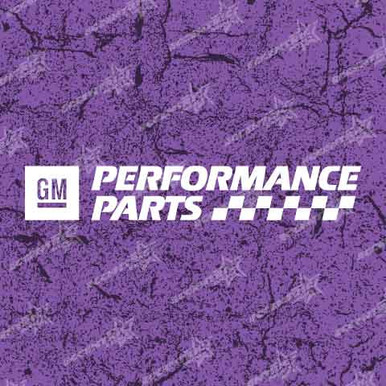 GM Performance Parts Vinyl Decal Sticker - Eccentric Decals