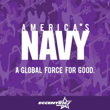America's NAVY Vinyl Decal Sticker - Eccentric Decals