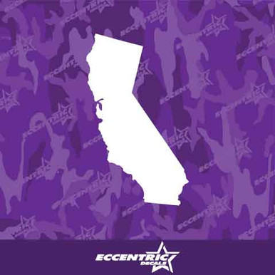 California State Vinyl Decal Sticker - Eccentric Decals