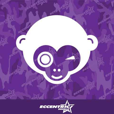 Cheeky Monkey Vinyl Decal Sticker - Eccentric Decals