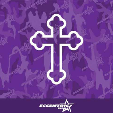 Cross V3 Vinyl Decal Sticker - Eccentric Decals