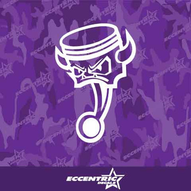Devil Piston Vinyl Decal Sticker - Eccentric Decals
