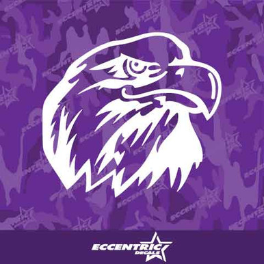 Eagle Head Vinyl Decal Sticker - Eccentric Decals