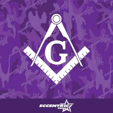 Freemason Logo Vinyl Decal Sticker - Eccentric Decals