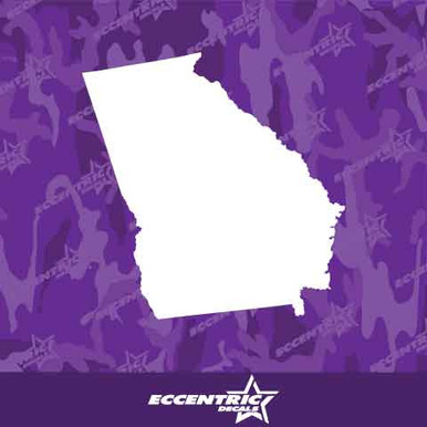 Georgia State Vinyl Decal Sticker - Eccentric Decals