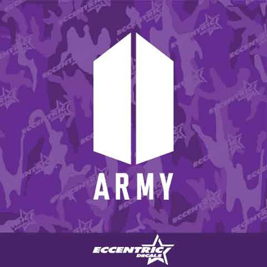 BTS Army Vinyl Decal Sticker - Eccentric Decals