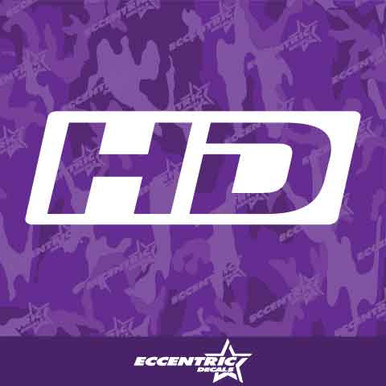 HD Logo V2 Vinyl Decal Sticker - Eccentric Decals