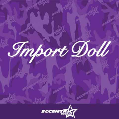 Import Doll Vinyl Decal Sticker - Eccentric Decals