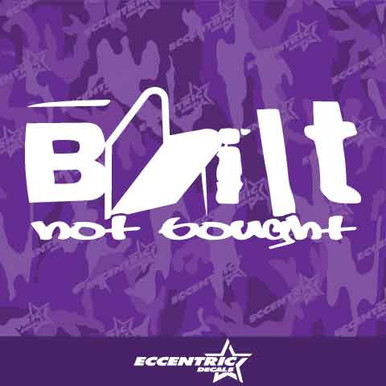 JDM Wakaba Built Not Bought Vinyl Decal Sticker - Eccentric Decals