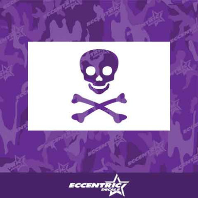 Jolly Roger Flag Vinyl Decal Sticker - Eccentric Decals