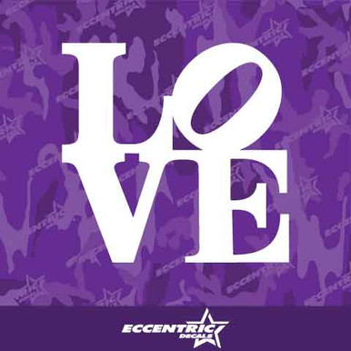 Love Vinyl Decal Sticker - Eccentric Decals