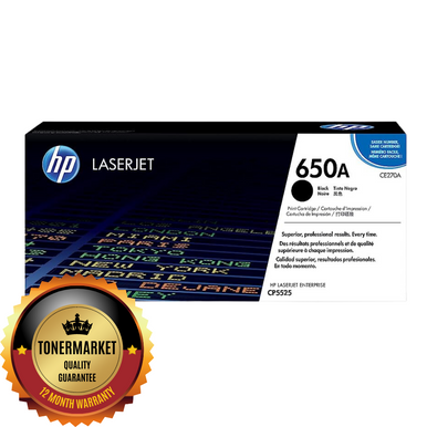 Genuine HP #650A Black Toner CE270A - Clearance Stock | The cheapest ...