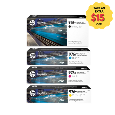 Genuine HP #976Y Black and Colour Ink Value Pack - L0R08A | The ...