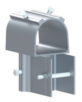 UNIRAC ULA PIPE CAP REAR 2" ALUMINUM