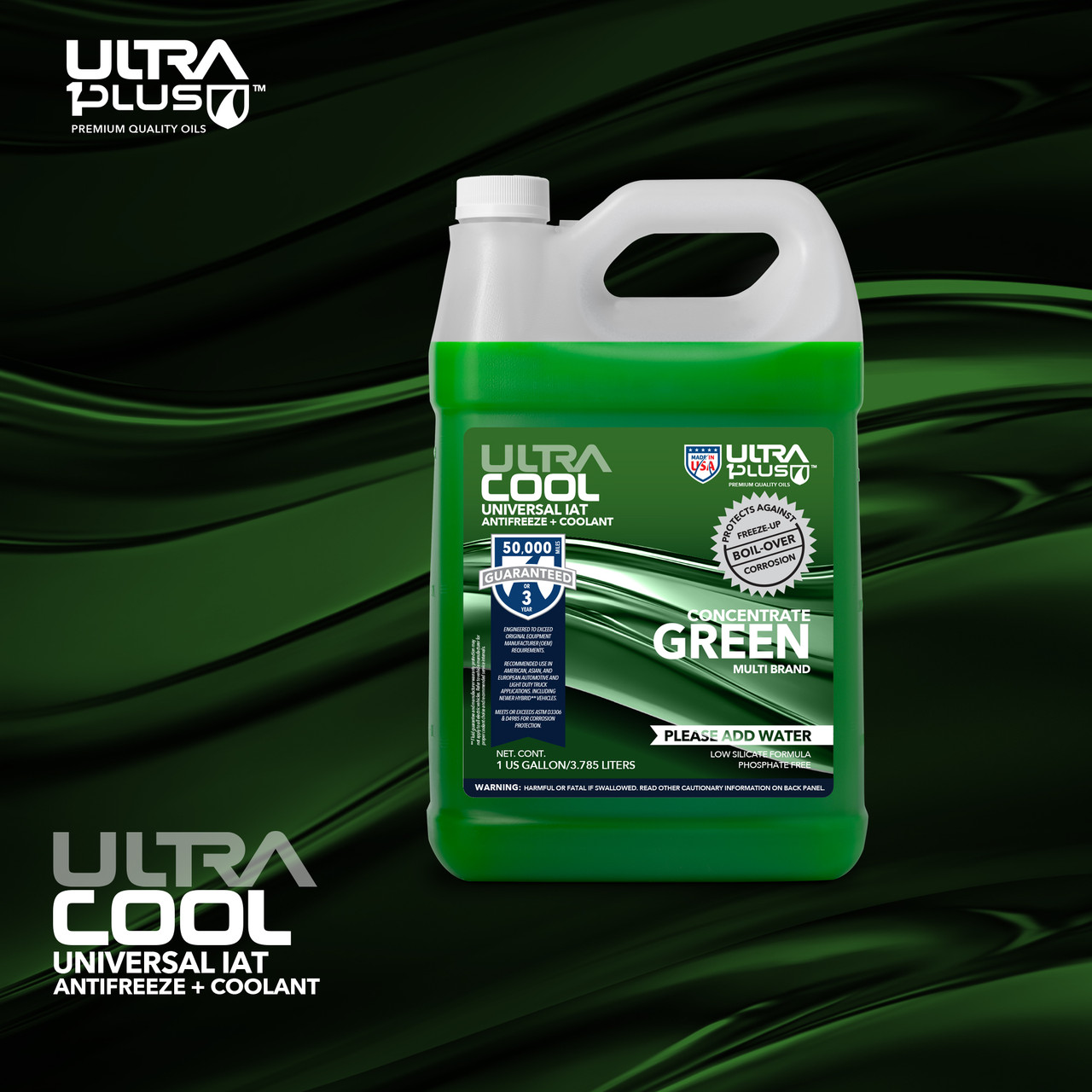 Green IAT Universal Antifreeze & Coolant Concentrate