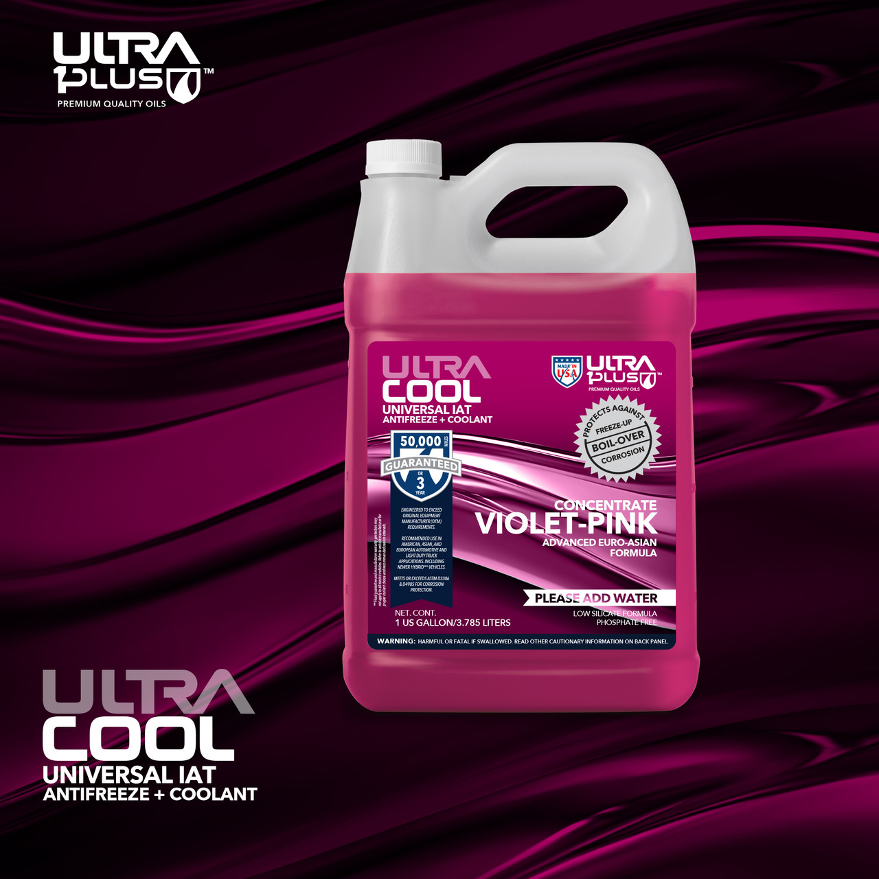 UltraCool Violet Pink IAT Universal Antifreeze & Coolant