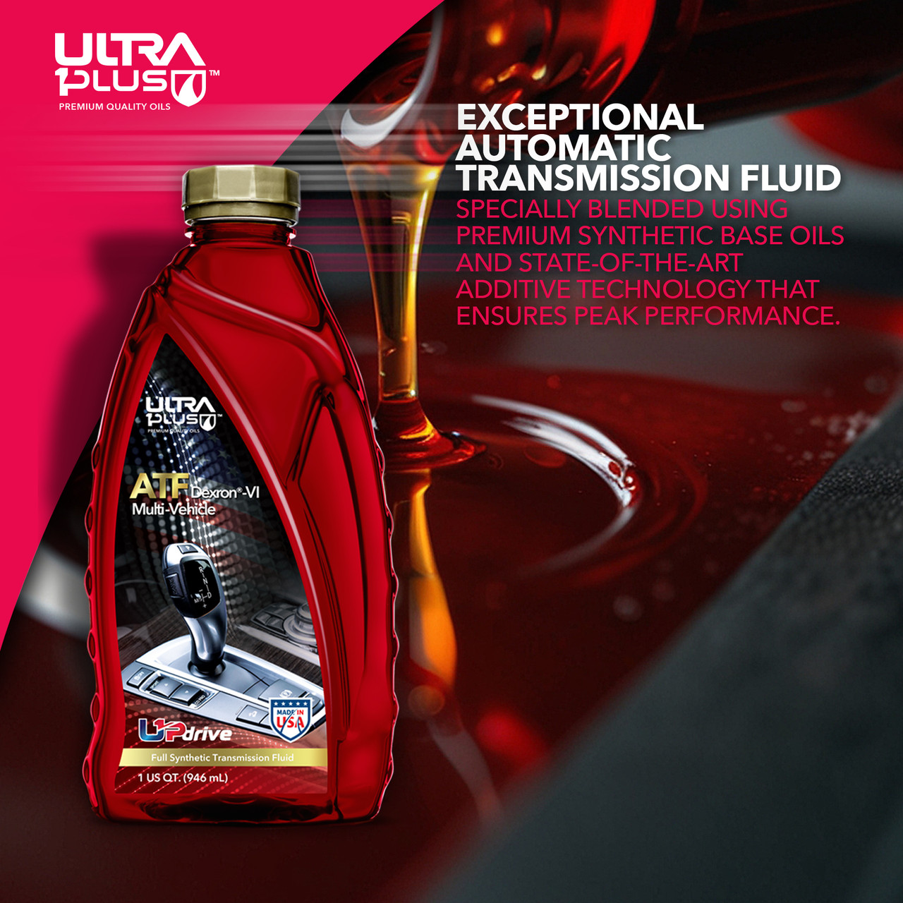 ATF Dexron®-VI Full Synthetic Transmission Fluid | Ultra1Plus