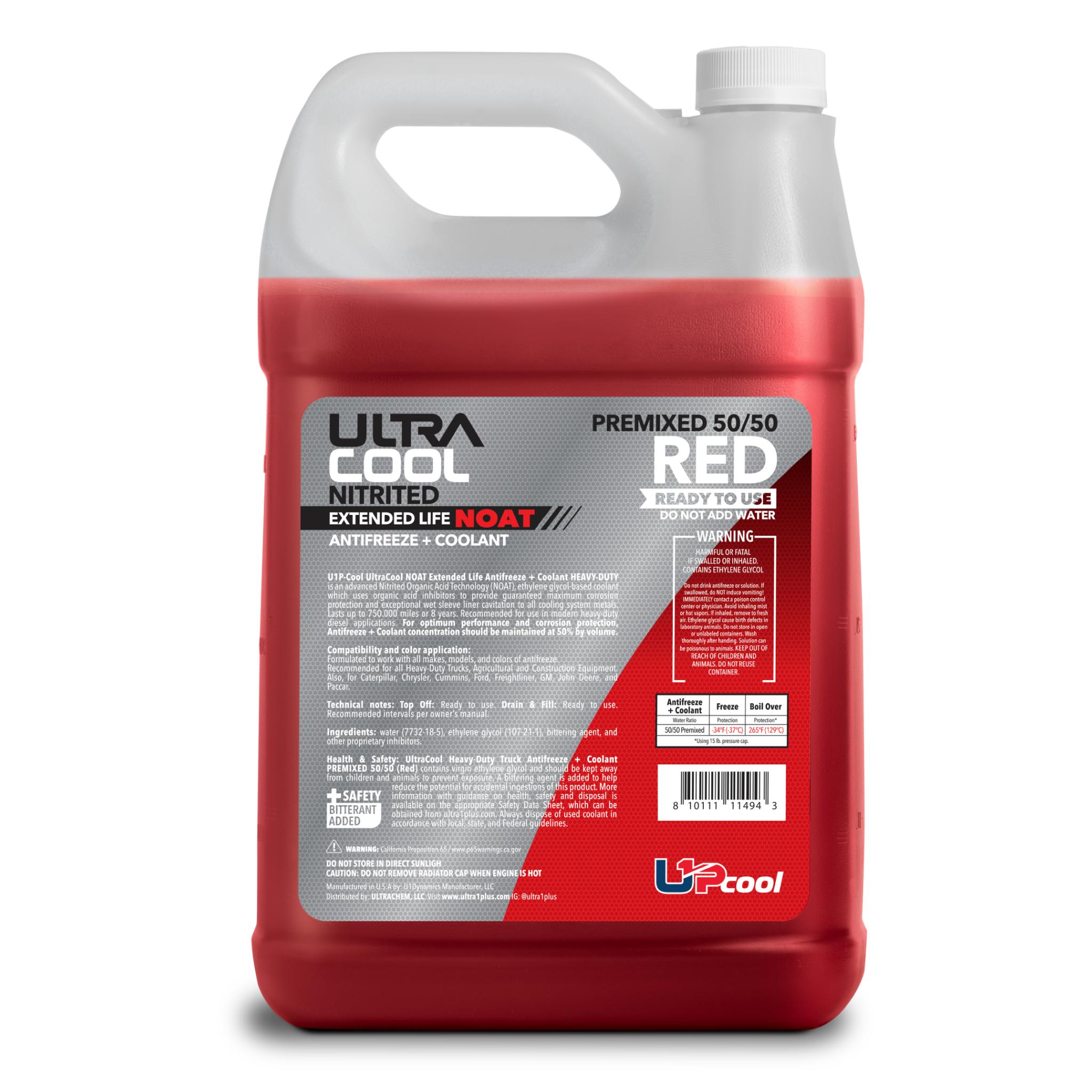 Red NOAT Heavy-Duty Antifreeze & Coolant Premixed 50/50