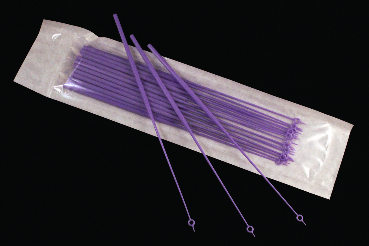 10uL Inoculation loop with hooked end for stabbing